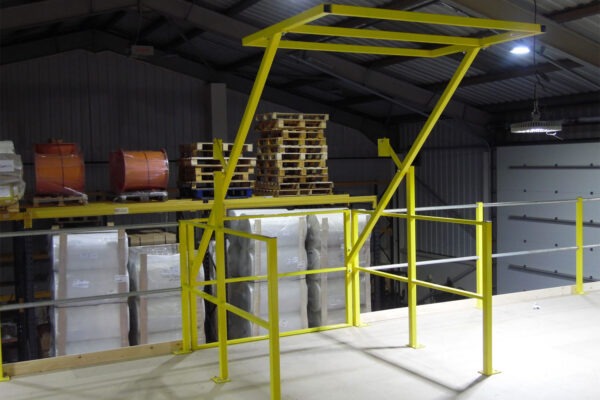 Counterbalance Pallet Gate - Mezz Floors UK